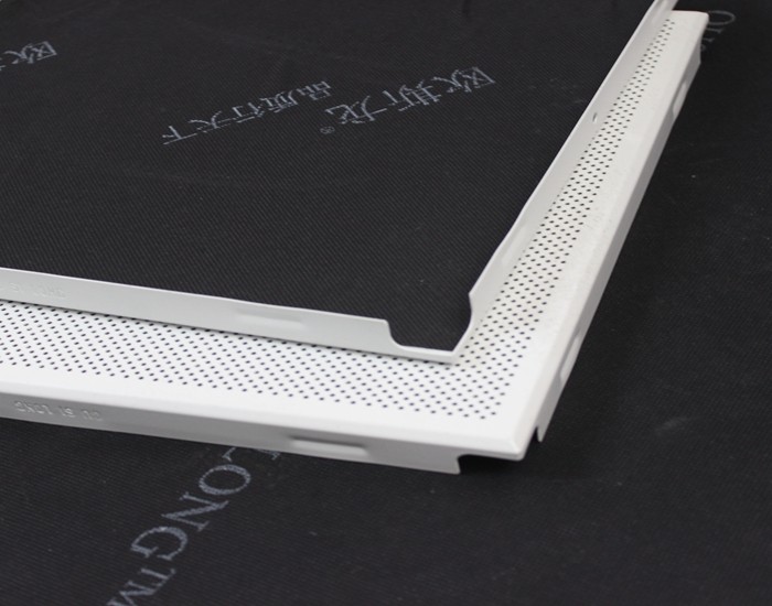 Perforated Or Plain White Aluminum / GI Clip In Ceiling Tiles With ...