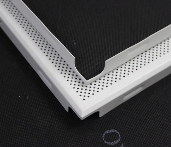 Perforated Or Plain White Aluminum / GI Clip In Ceiling Tiles With ...