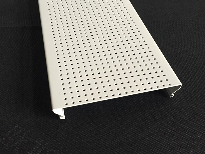 Micro - perforated C- shaped Aluminium Strip Ceiling , Acoustic Ceiling ...