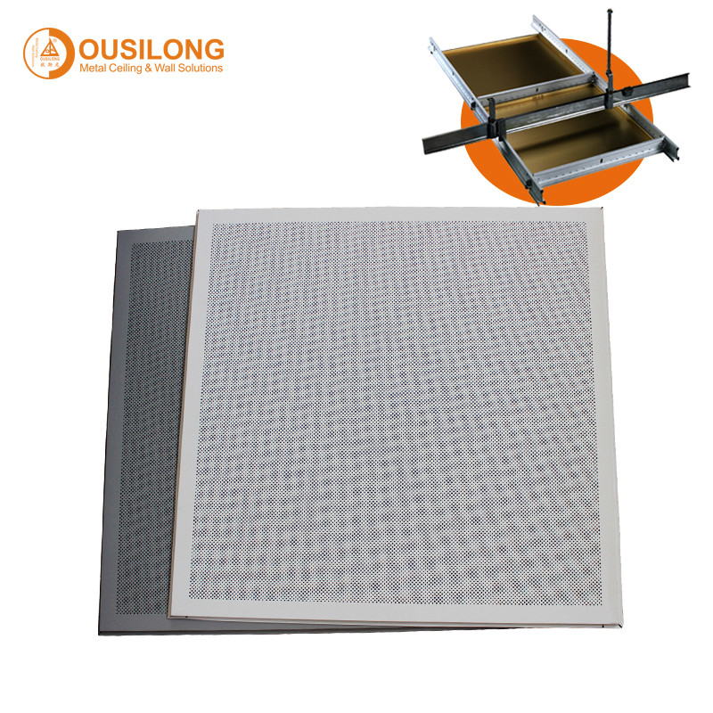 Lay In Suspended Aluminum Metal Ceiling Panel for Commercial Building ...