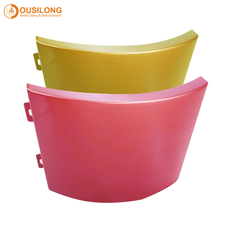 Aluminum / Aluminium External Decoration Curved Wall Column Panel for ...