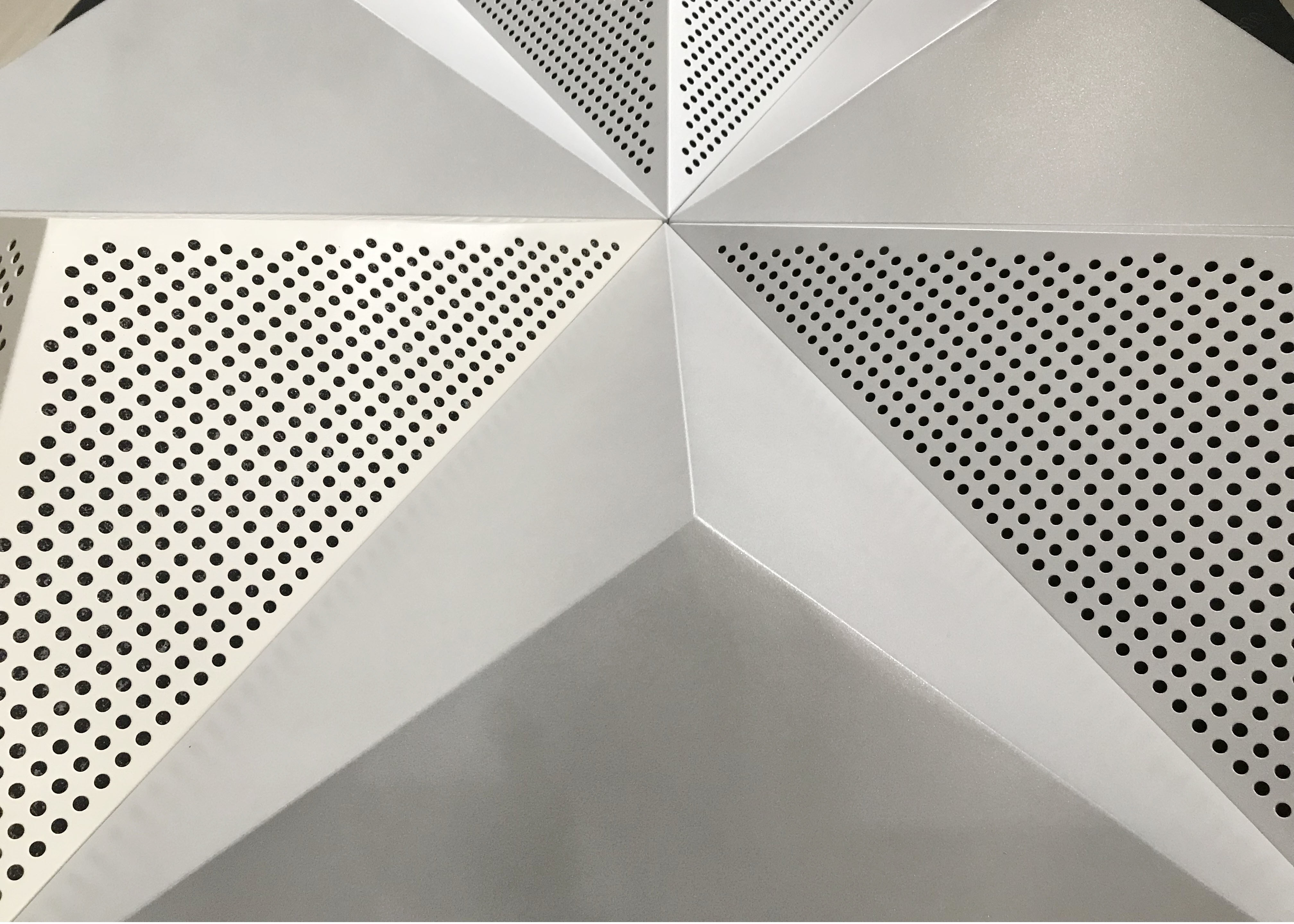 Perforated 3D Snap Clip in Ceiling System for Acoustic Sound Absorbing ...