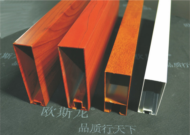 Suspended Square Tube Linear Metal Ceiling For Decoration , Fireproof ...