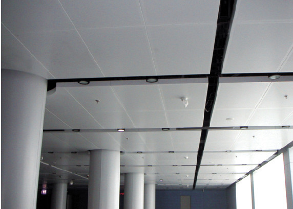 Soundproof Perforated Lay In Ceiling Tiles Floating / 2x2 Ceiling ...