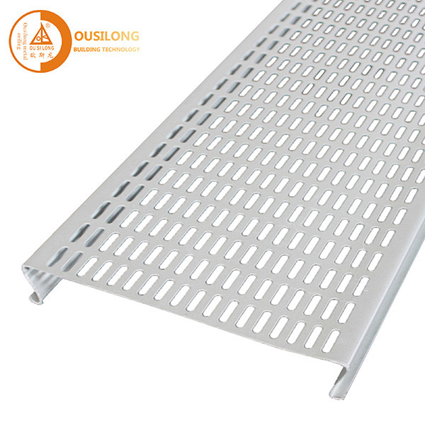 Outdoor Windproof Aluminium / Aluminum Strip Ceiling Commercial ...