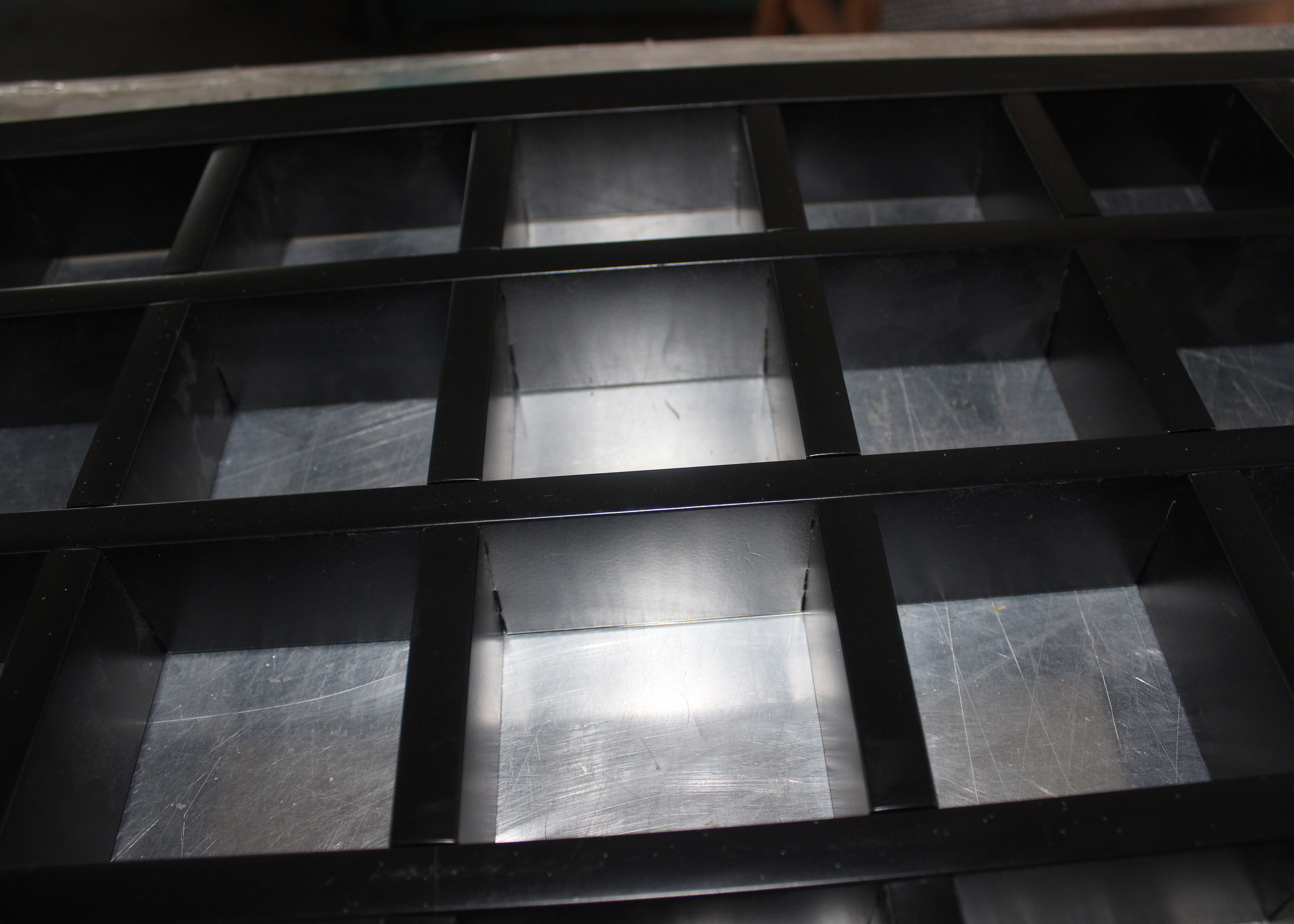 Installed with Frame Grid Square Metal Grid Ceiling For indoor decoration