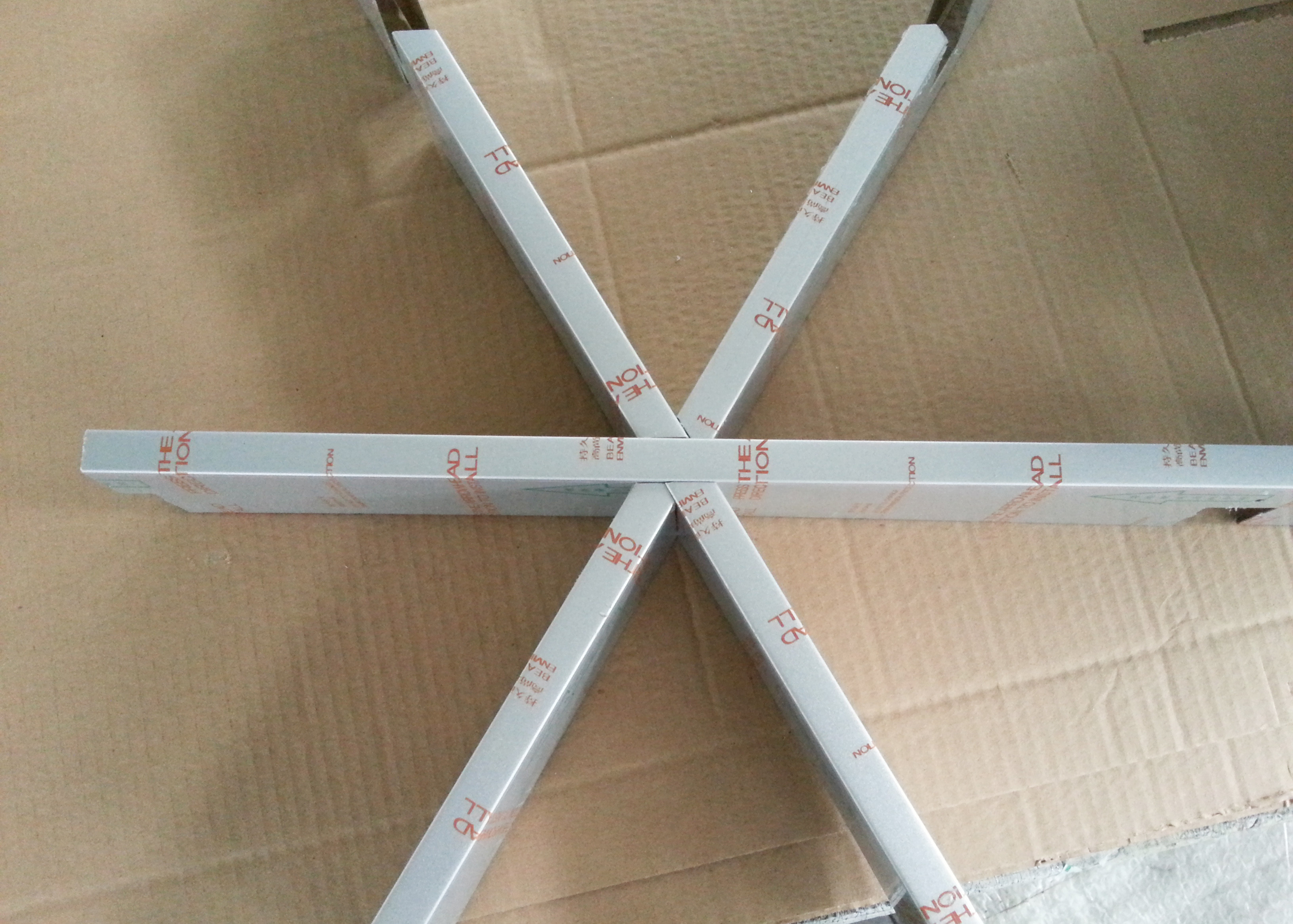 Decorative Metal Grid Ceiling / Ceiling Decorative Panels for Open Area