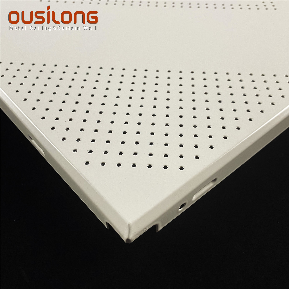 Perforated Acoustic Aluminium / Aluminum Ceiling Panel Metal Building ...