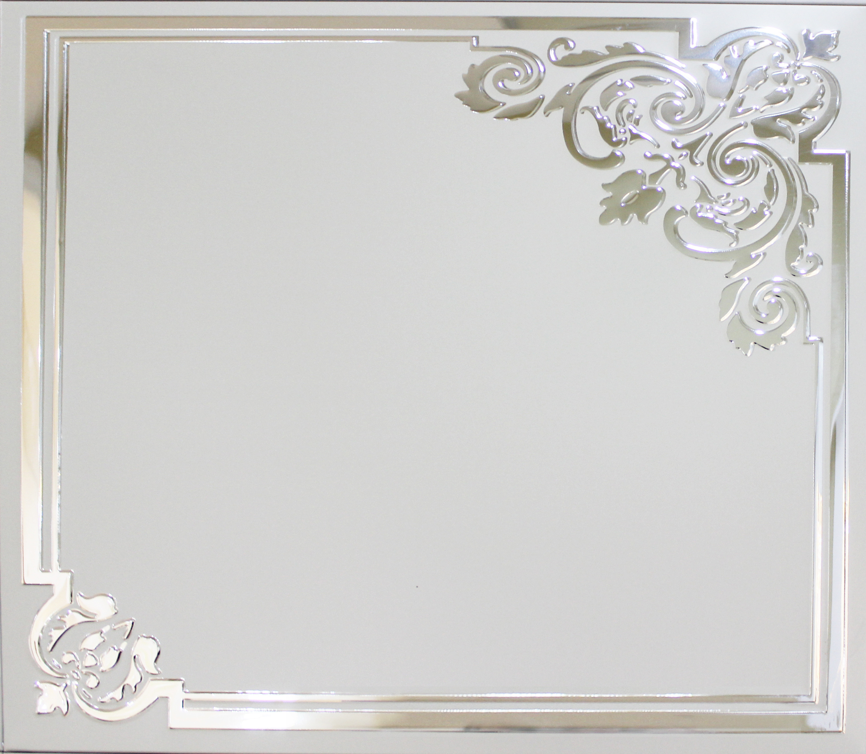 Mirror Aluminum with Printing , Artistic Ceiling Tiles for Living Room ...
