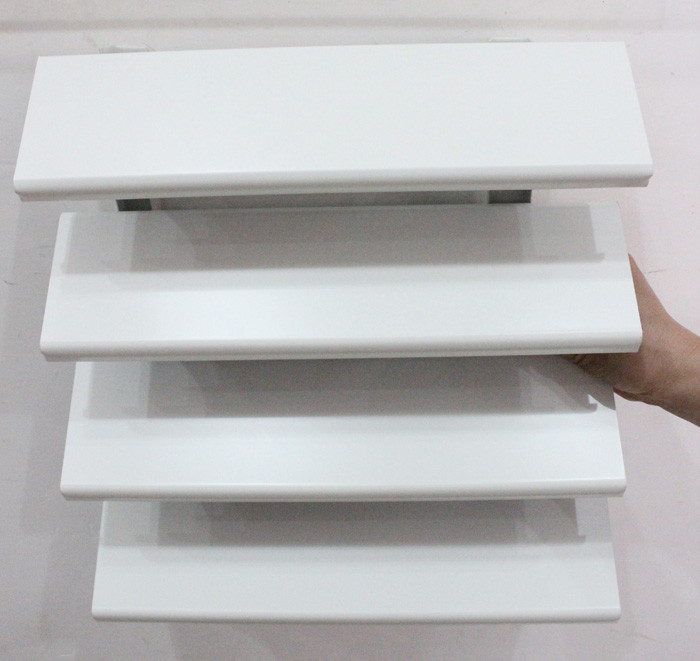 Exterior Wall Decoration Sun Control Device Aluminum Louvre System 84R ...