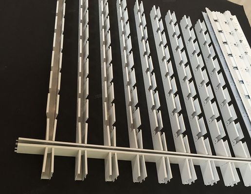 White Powder Coated 625x625mm Aluminum 0.5mm Metal Grid Ceiling With ...