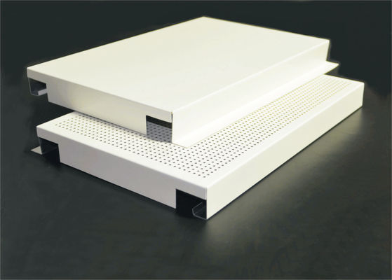 Perforated 2x2 Suspended Metal Drop Ceiling Commercial Building Wall ...