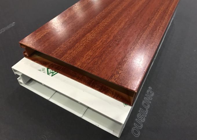 Extruded Profile Suspended Metal Ceiling Commercial Aluminium Baffle ...