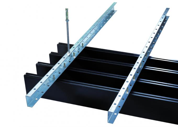 Profile Extrude Tube 6063 Aluminum Linear Metal Baffle Commercial ...