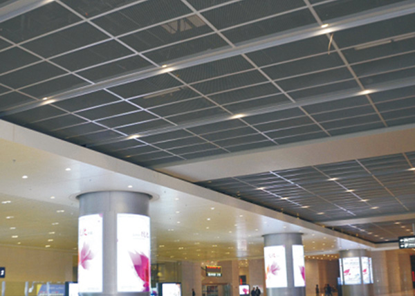 Alloy Aluminum Fireproof Metal Screen Mesh Commercial Ceiling Panel