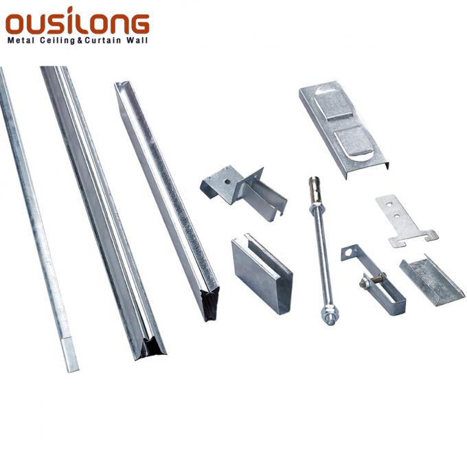 Expose Metal Mesh Aluminum Open Cell Clip In Ceiling