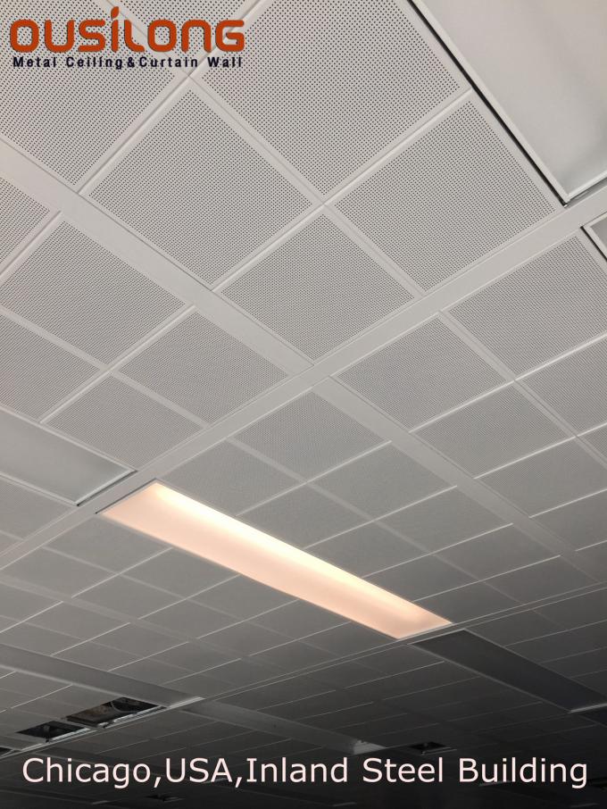 Expose Metal Mesh Aluminum Open Cell Clip In Ceiling