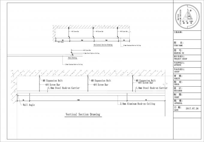 Perforated 2x2 Suspended Metal Drop Ceiling Commercial Building Wall ...